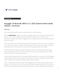 Voyager Onboards With U.S. GSA Government-wide OASIS+ Contract ...